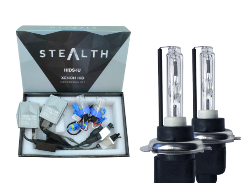 H7 HID Conversions Kit By Stealth - 55W - 450% Brighter Than Standard ...