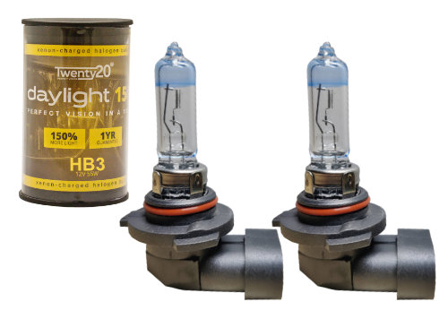 HB3 Halogen Headlight Bulbs | Twenty20 Daylight 150 HB3 Bulbs