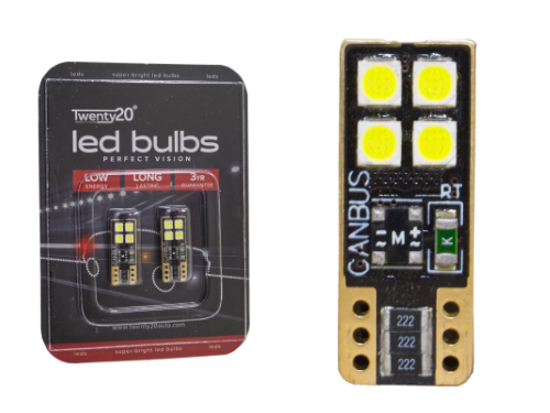 Super-bright 501 LED Number Plate And Interior Bulb | Twenty20 501 LED ...