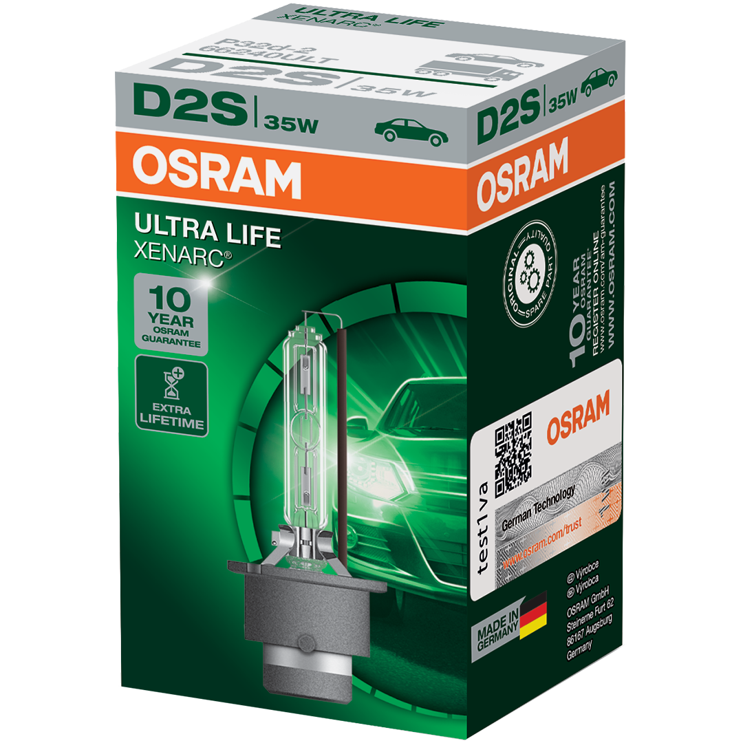 D2S OSRAM Ultra Life 35W Xenon HID Bulb