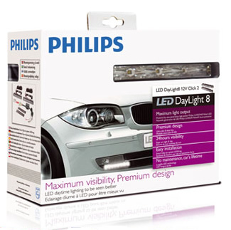 Philips LED Daylight 8 Running Lights LED 6000K